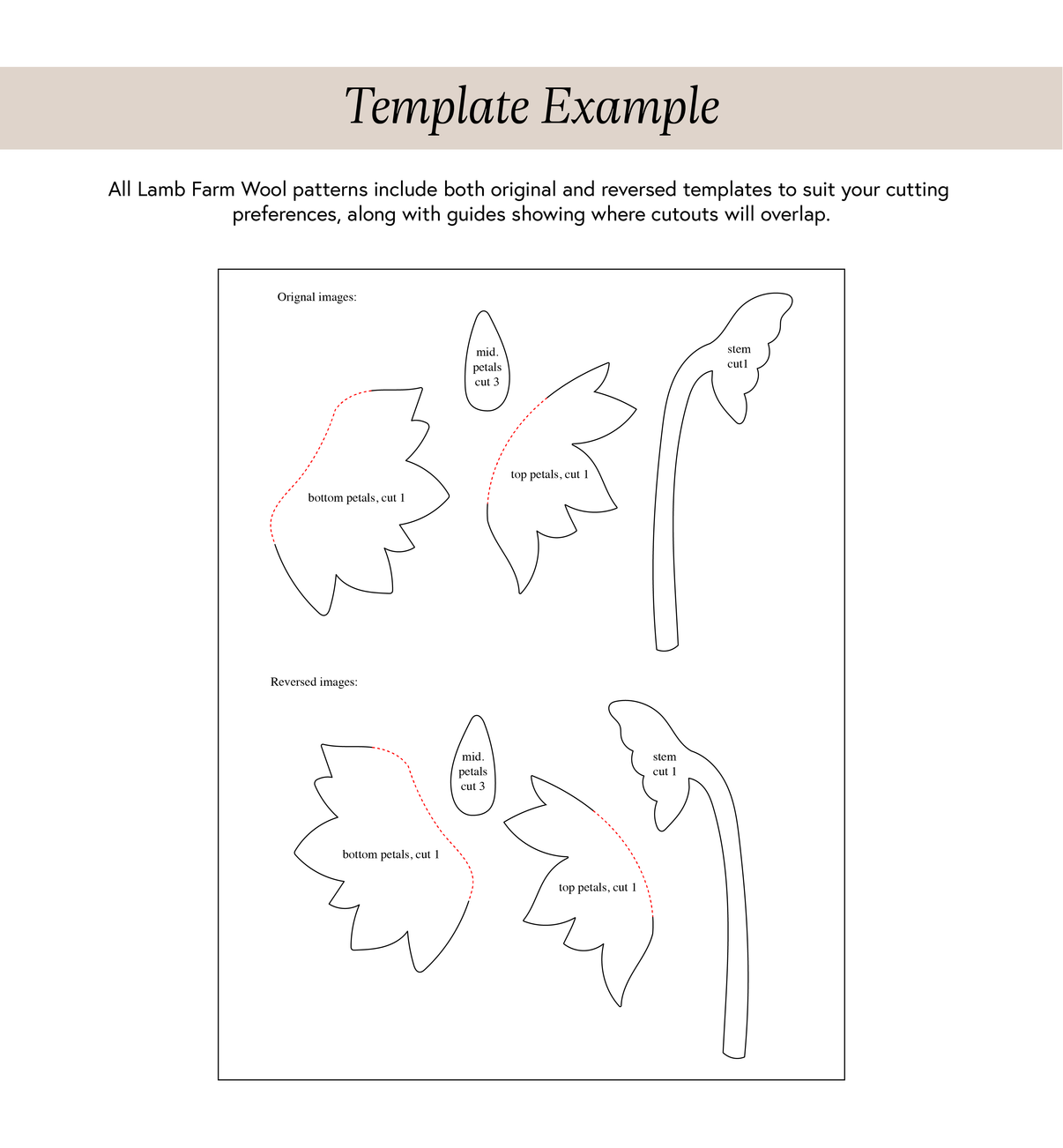 Wool Floral Folk Applique Pattern – Lamb Farm Designs