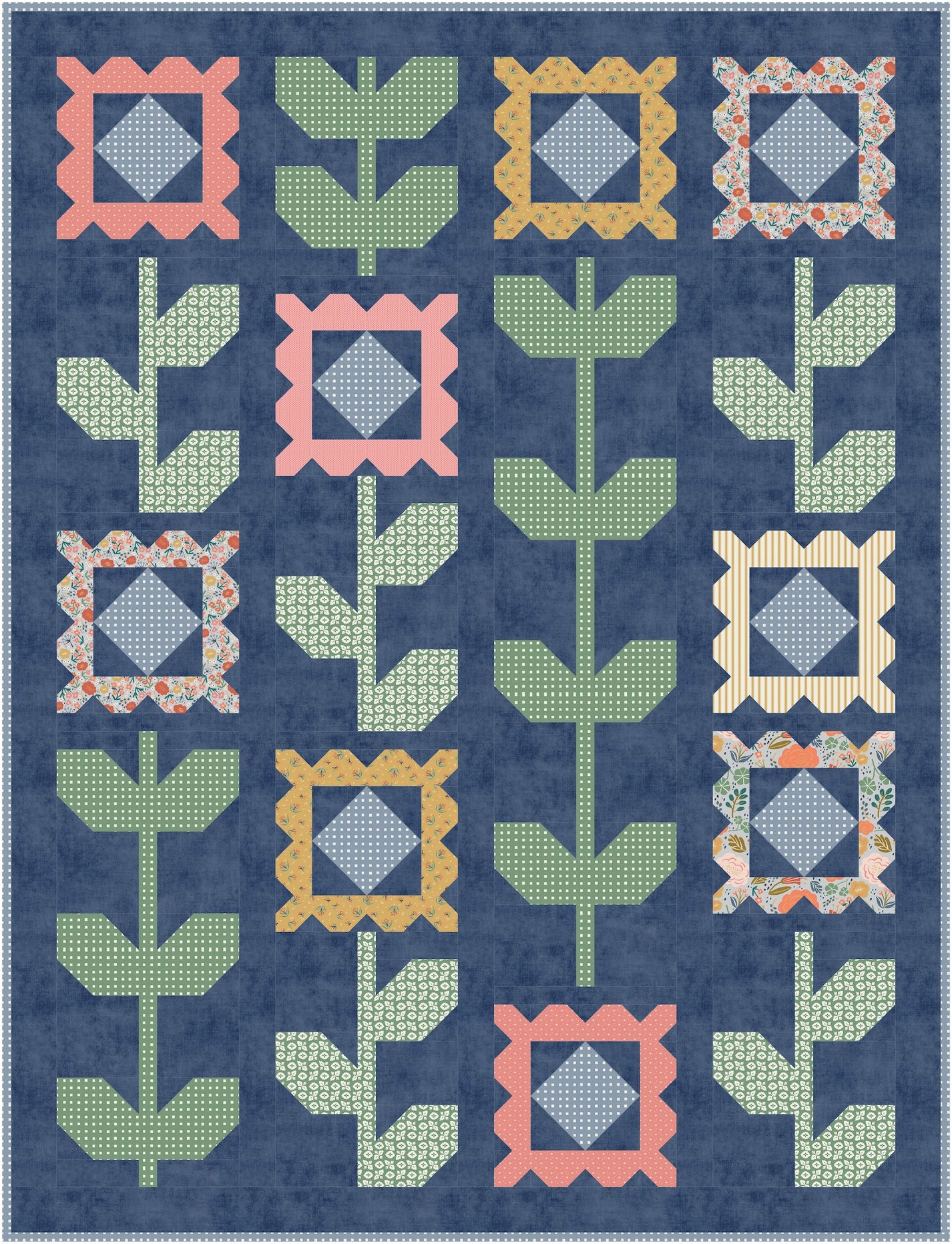 Daisy Chain PDF Quilt Pattern – Lamb Farm Designs