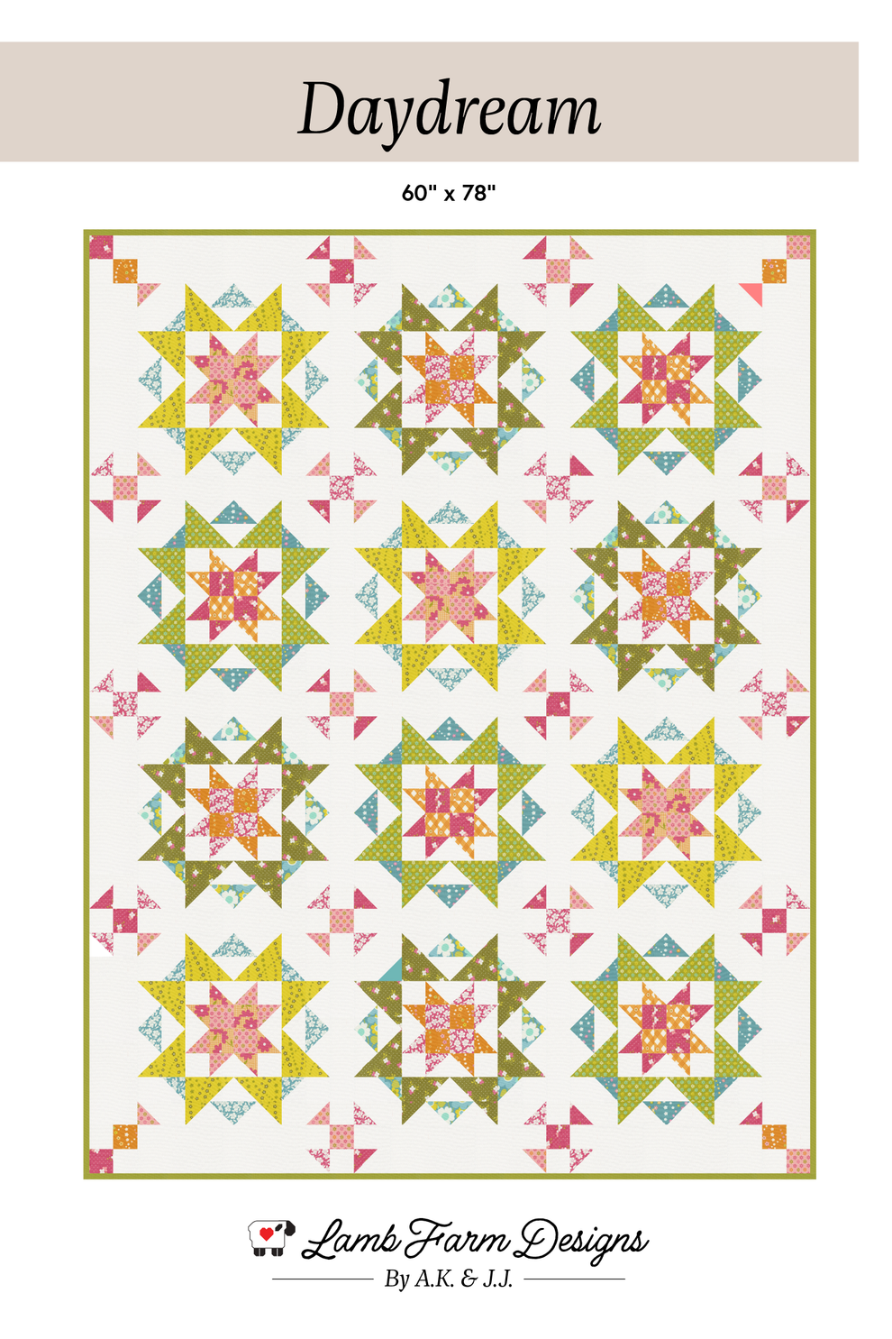 Daydream Quilt Pattern – Lamb Farm Designs
