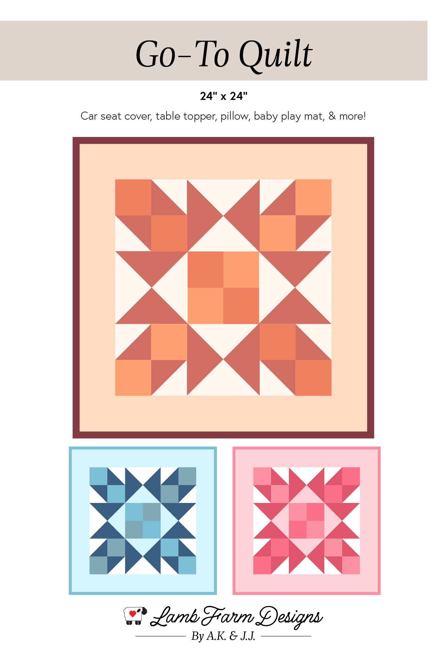 Go-To Quilt PDF Quilt Pattern – Lamb Farm Designs