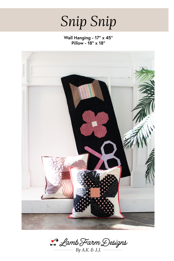 Snip Snip PDF Quilt Pattern – Lamb Farm Designs