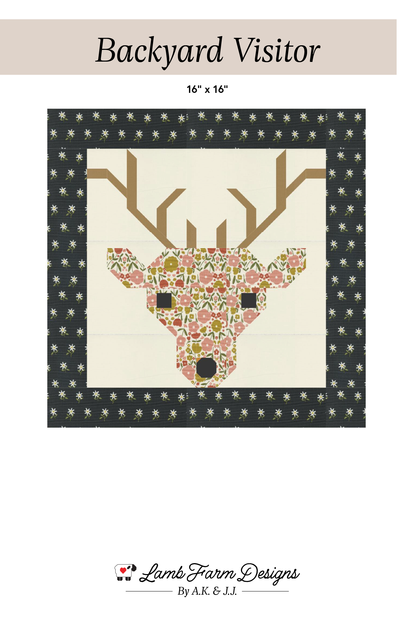 Backyard Visitor Free Bonus Pattern for Enchanted Forest – Lamb Farm ...