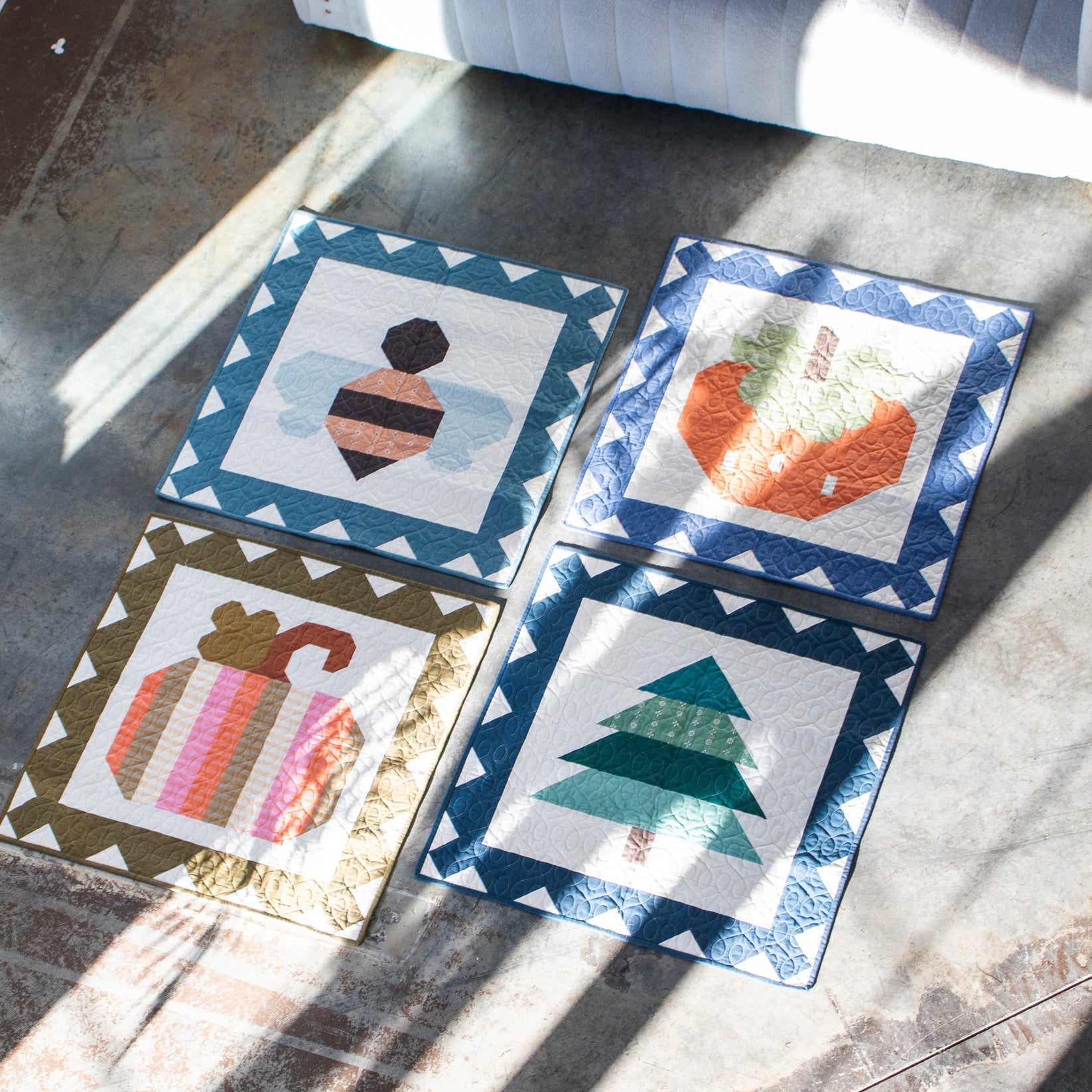 Stamped & Stitched PDF Quilt Pattern – Lamb Farm Designs