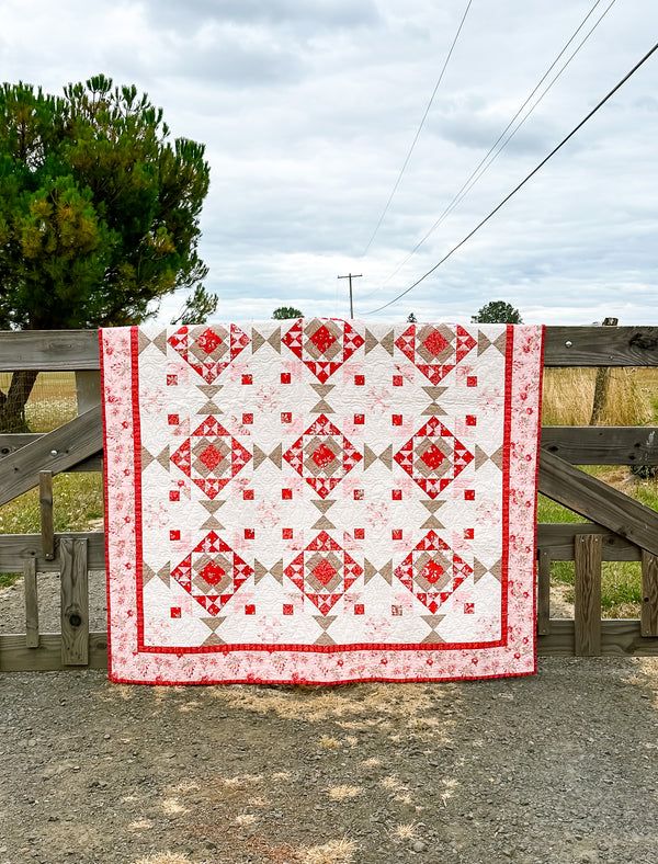 Strawberries & Cream PDF Quilt Pattern – Lamb Farm Designs