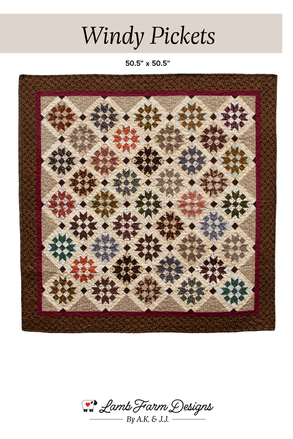Windy Pickets Quilt Pattern – Lamb Farm Designs