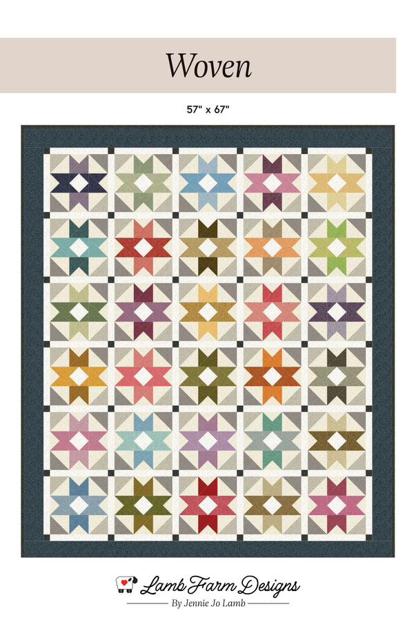 Woven PDF Quilt Pattern – Lamb Farm Designs
